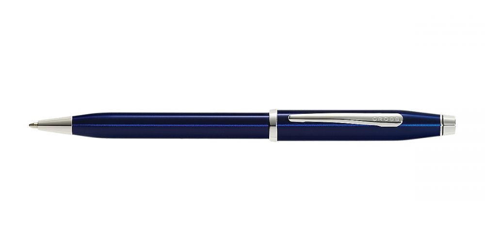Century II Translucent Blue Lacquer Ballpoint Pen – Bookline